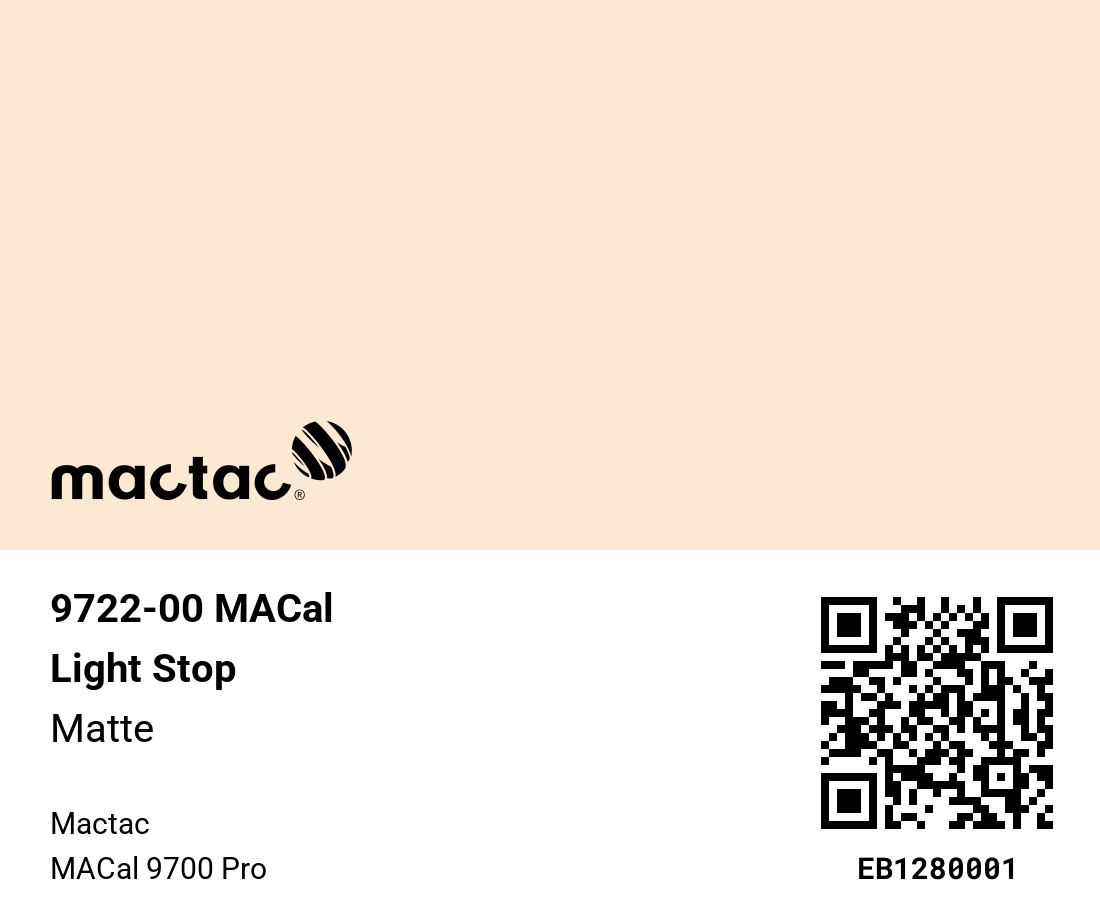 MACal 9700 Pro / Mactac / All colors and finishes